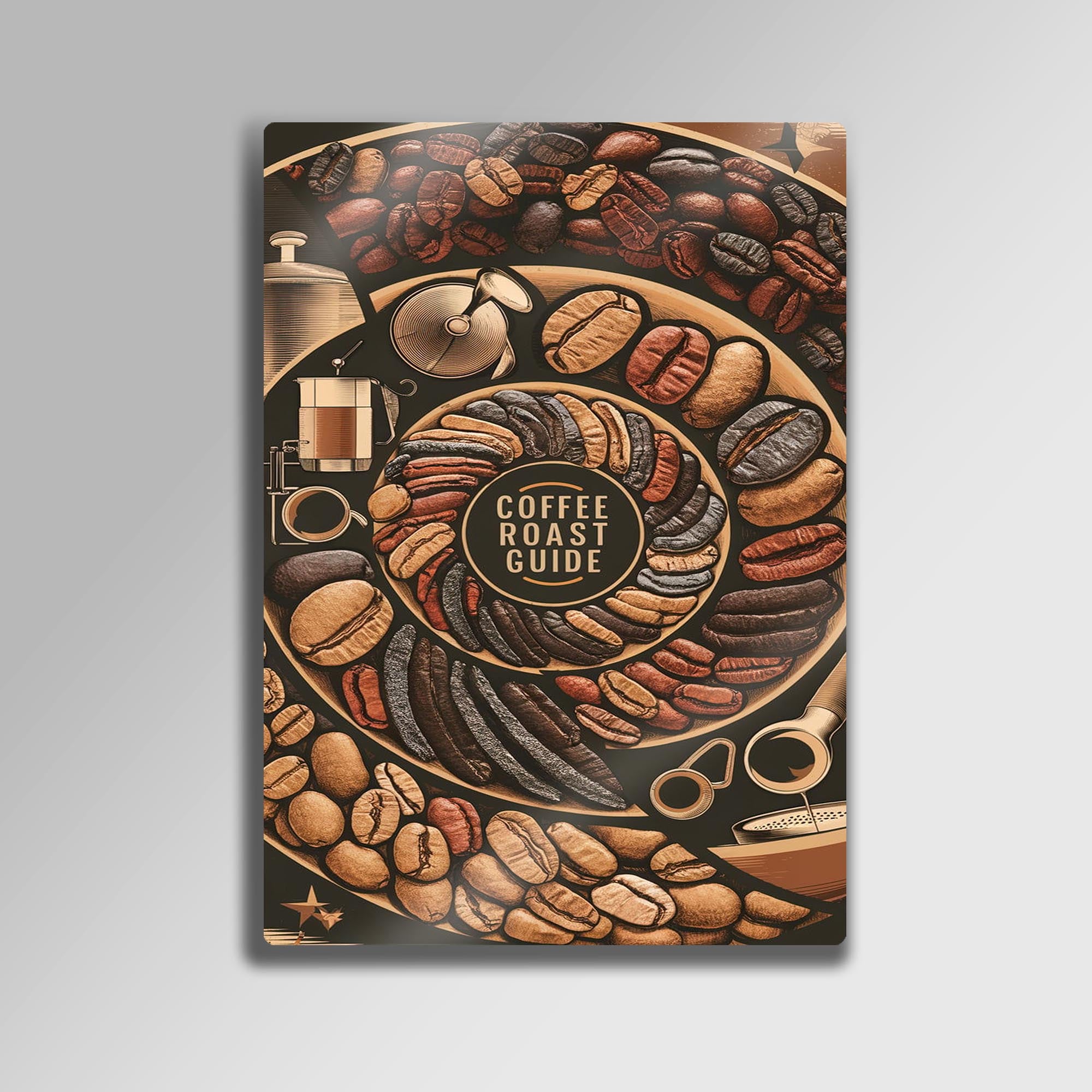 Kahve Kavurma Rehberi (Coffee Roast Guide) - Metal Tablo – Dekorhane