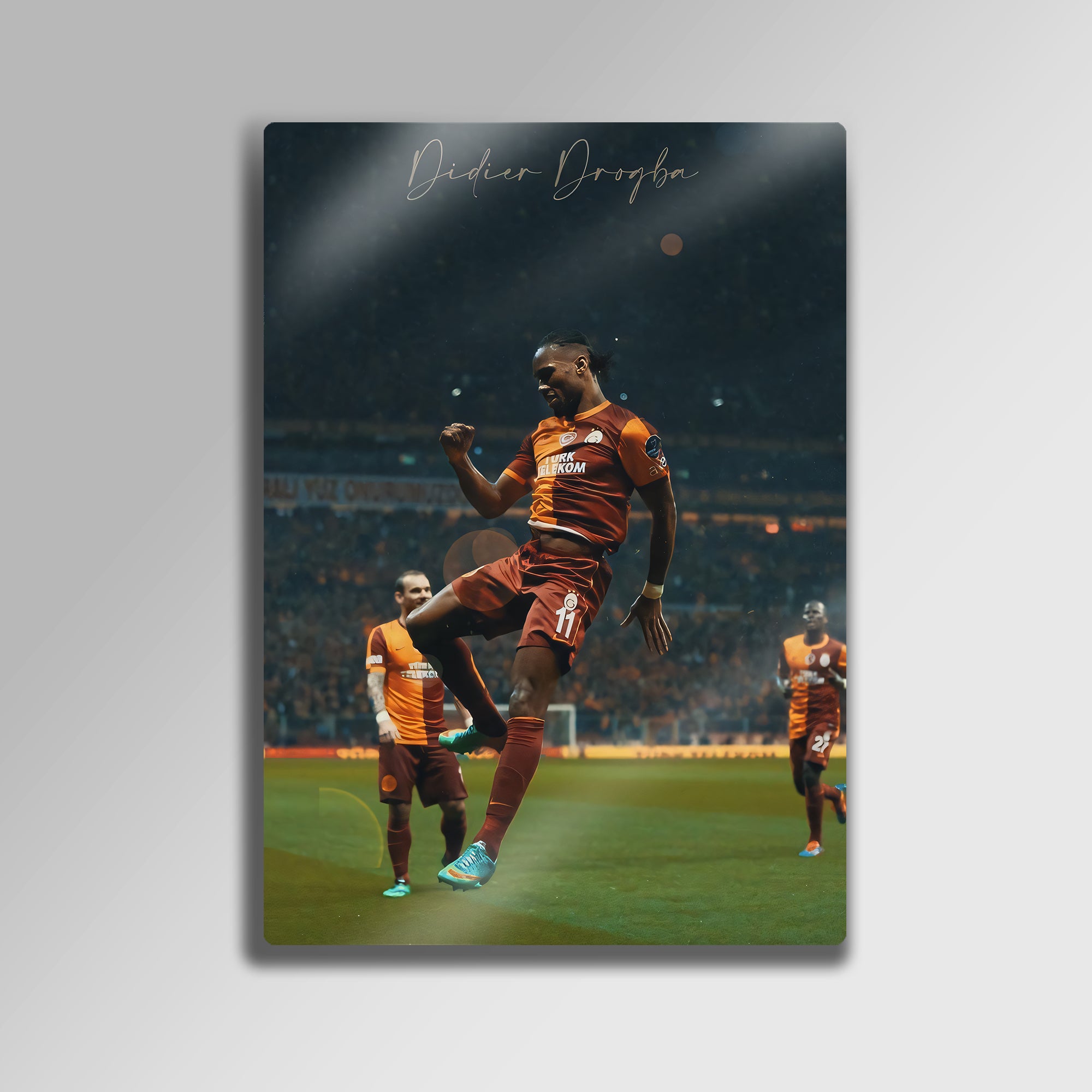 Didier Drogba - Metal Tablo – Dekorhane